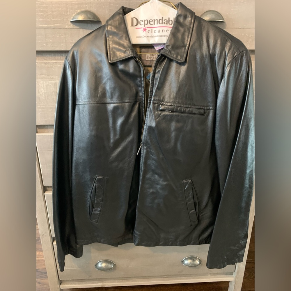 New Leather Jacket With Zip-Out Liner. - Gem